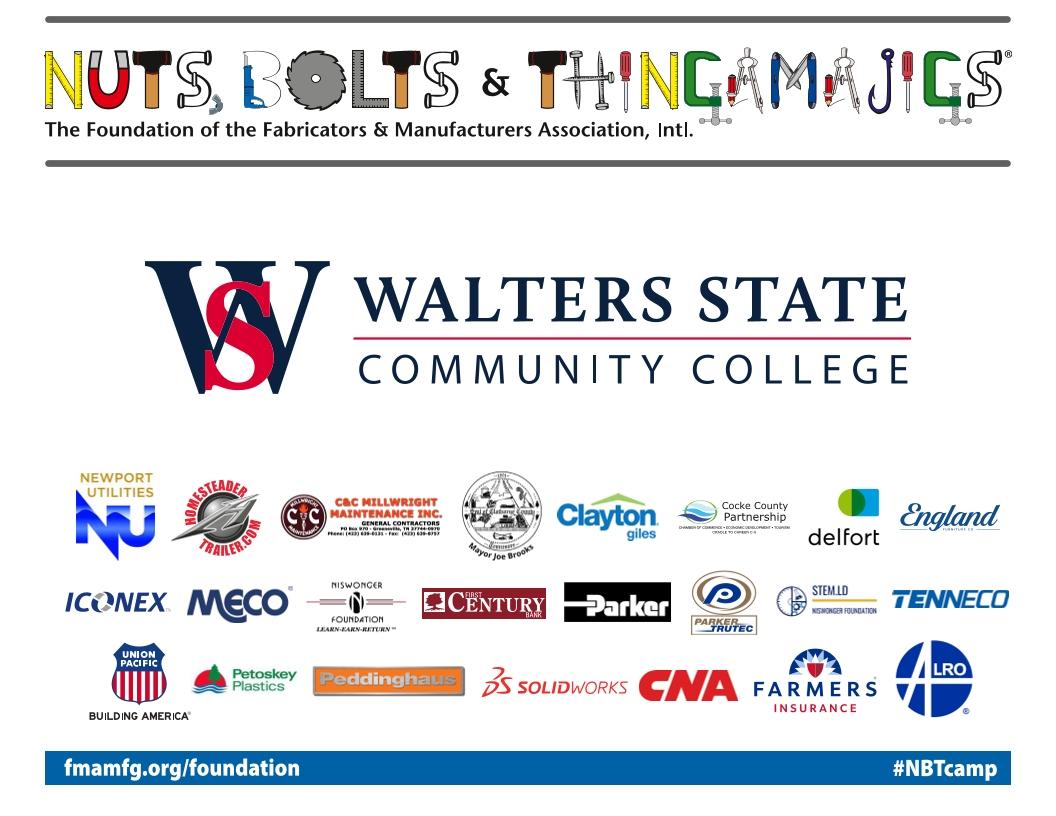 Nuts, Bolts & Thingamajigs Foundation - Camp Shirts